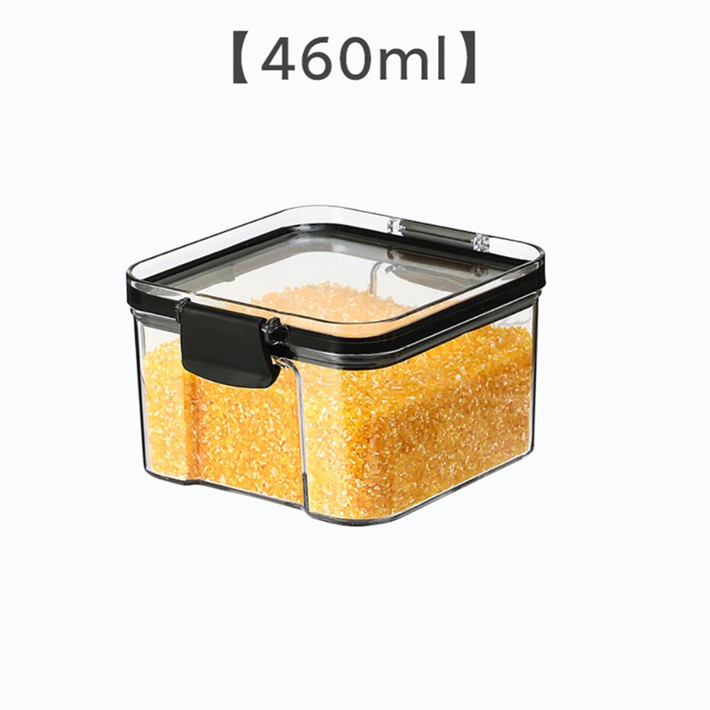 Esaierr Transparent Storage Tank with Lids Square Container Nut Jar Tea ...