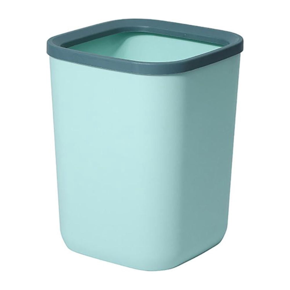 Esaierr Trash Can Plastic Garbage Can Square Waste Basket Trash Bins 8 ...