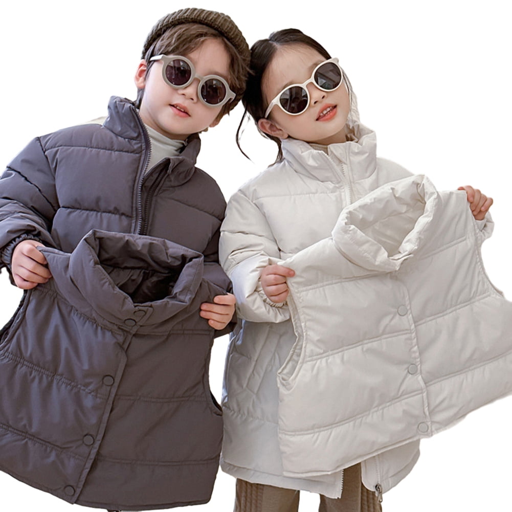 Esaierr Two-Piece Kids Toddler Cotton Jacket Set for Boys Girls， Winter ...