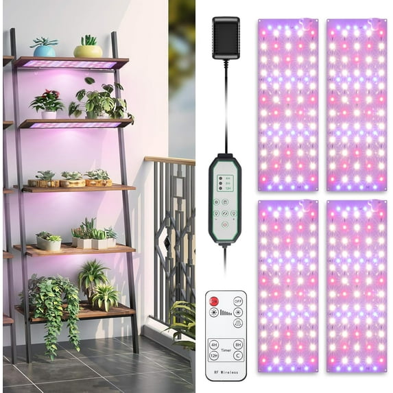 Esbaybulbs Grow Lights for Indoor Plants, 40W Full Spectrum Plant Grow ...