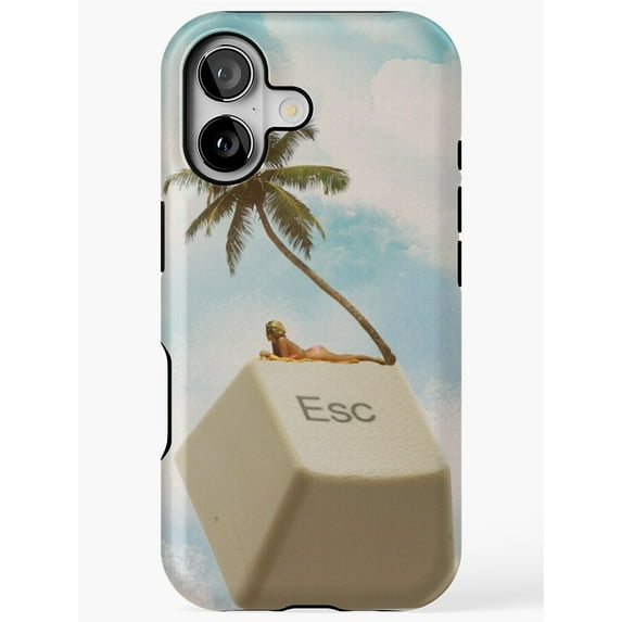 Esc Keyboard Minimalist Design Phone Case for iPhone 11 12 13 14 15 16 ...