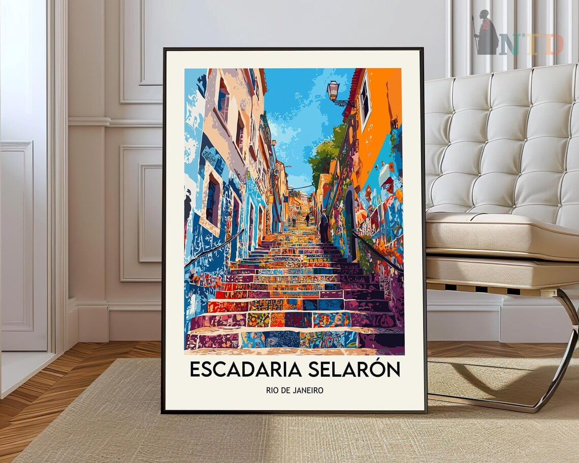 Escada Selaron Poster, Escada Selaron Print, Escada Selaronescada ...