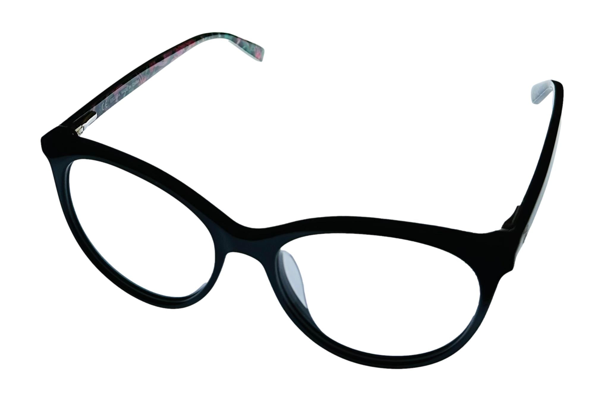 Escada Women's Eyewear Plastic Black Cateye Frame, VESD40K. 0700 52mm ...