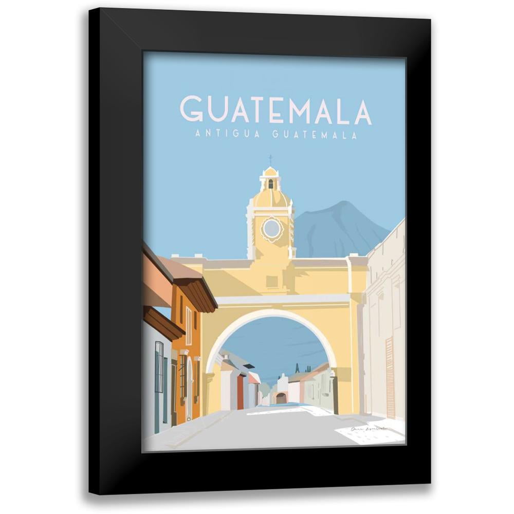 Escalante, Omar 11x14 Black Modern Framed Museum Art Print Titled - Antigua Guatemala - Walmart.com
