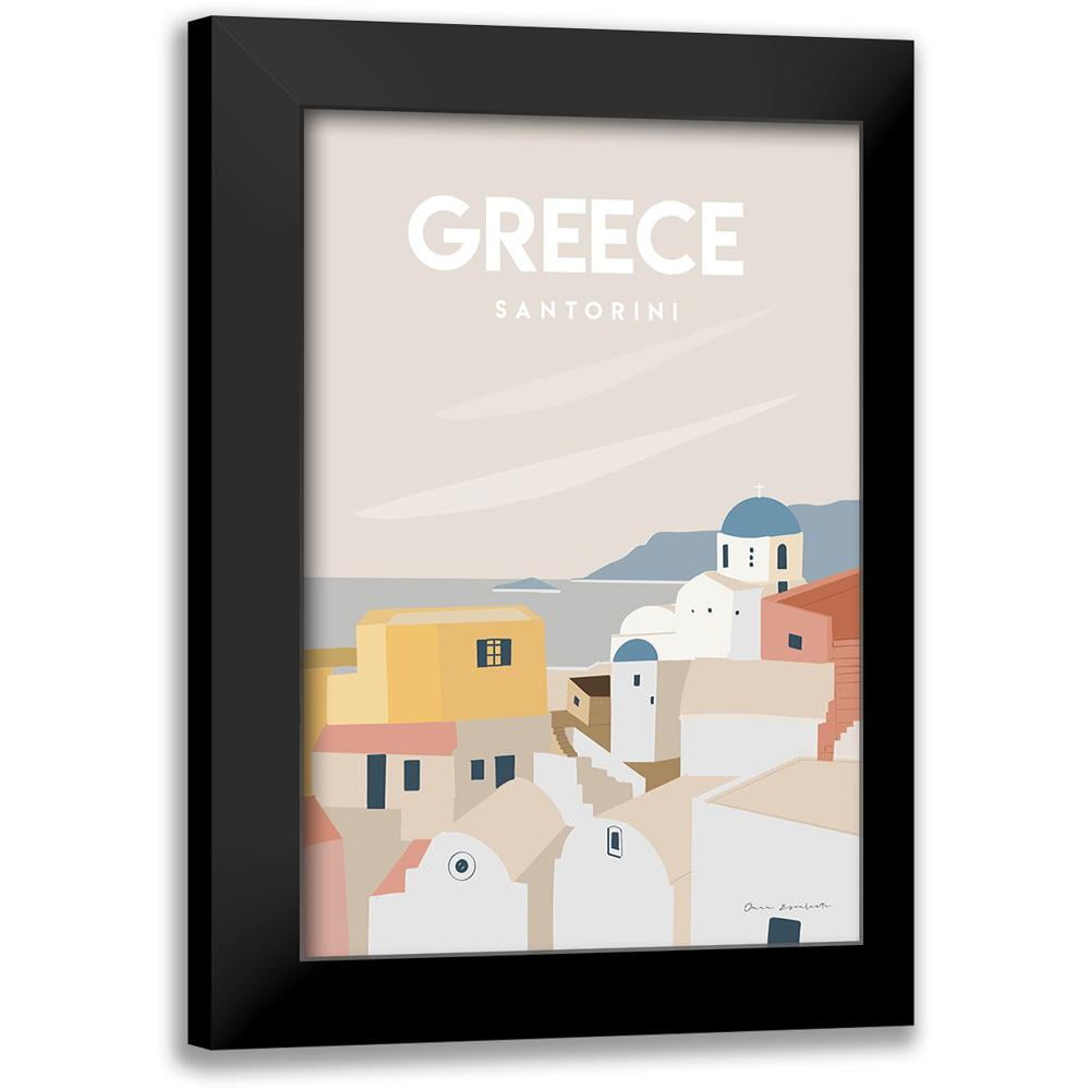 Escalante, Omar 11x14 Black Modern Framed Museum Art Print Titled - Greece - Walmart.com