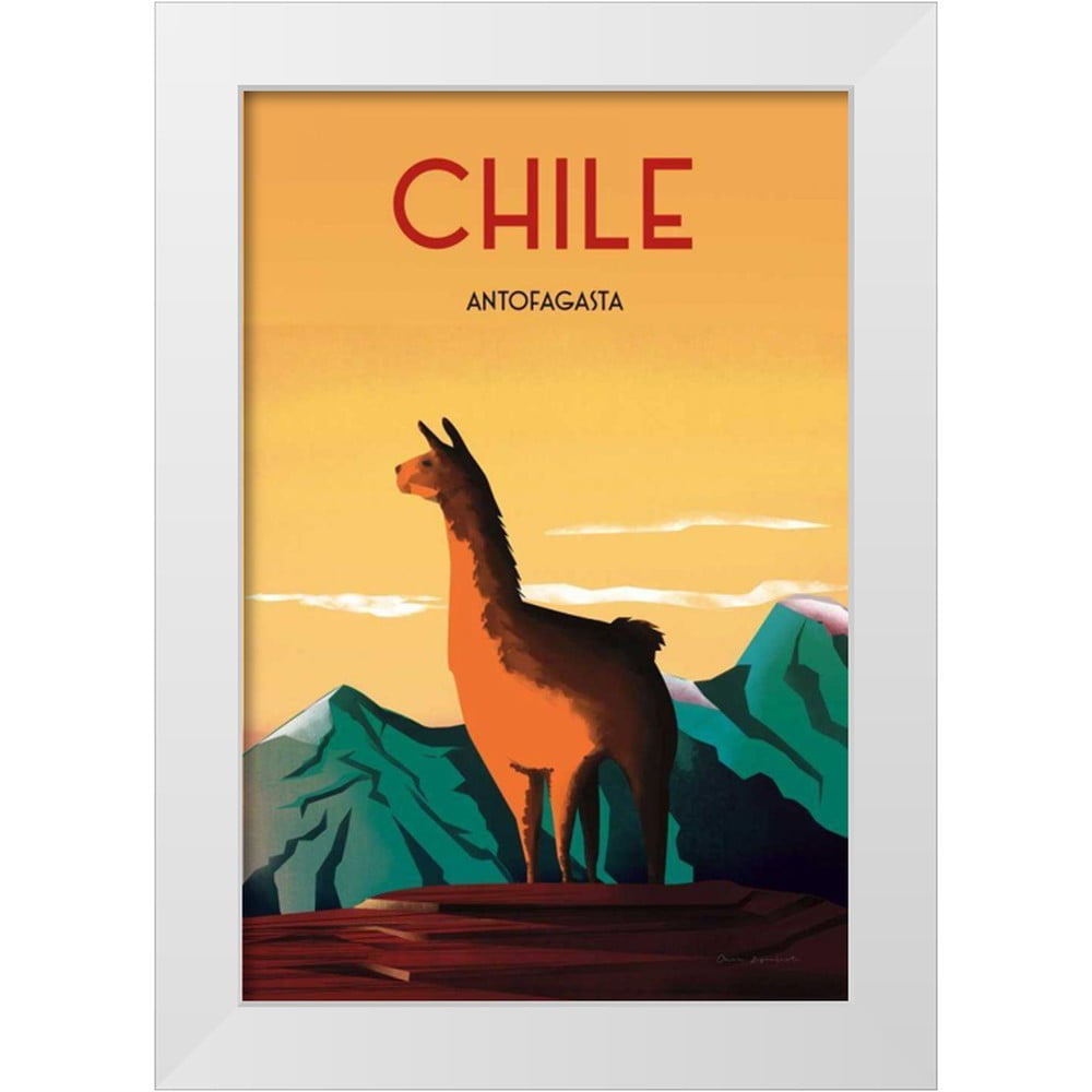 Escalante, Omar 11x14 White Modern Wood Framed Museum Art Print Titled - Chile - Walmart.com