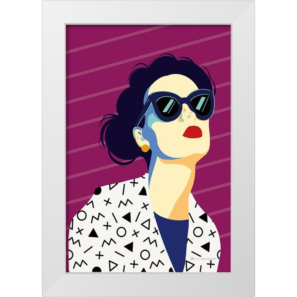 Escalante, Omar 13x18 White Modern Wood Framed Museum Art Print Titled - Style and Attitude III ...