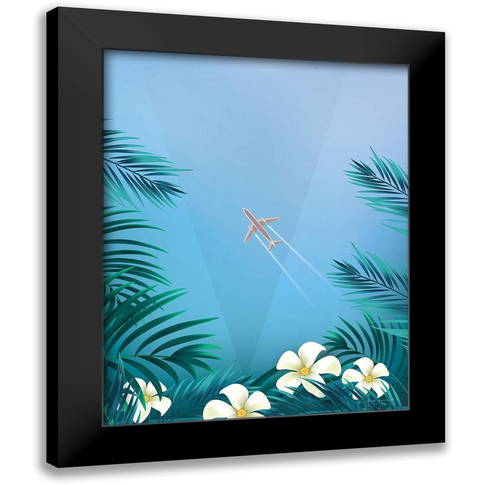 Escalante, Omar 15x18 Black Modern Framed Museum Art Print Titled - Miami No Words - Walmart.com