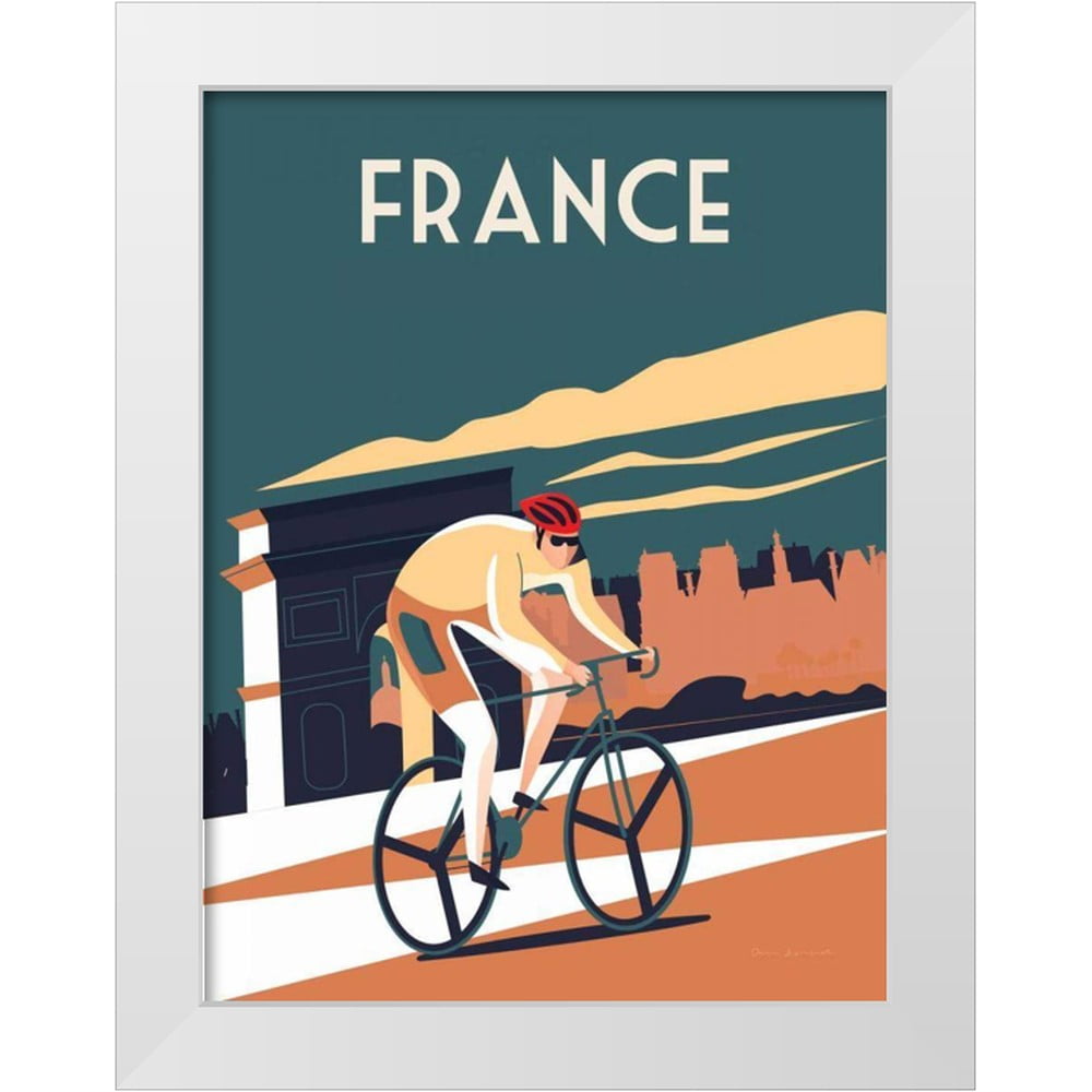 Escalante, Omar 15x18 White Modern Wood Framed Museum Art Print Titled - France - Walmart.com