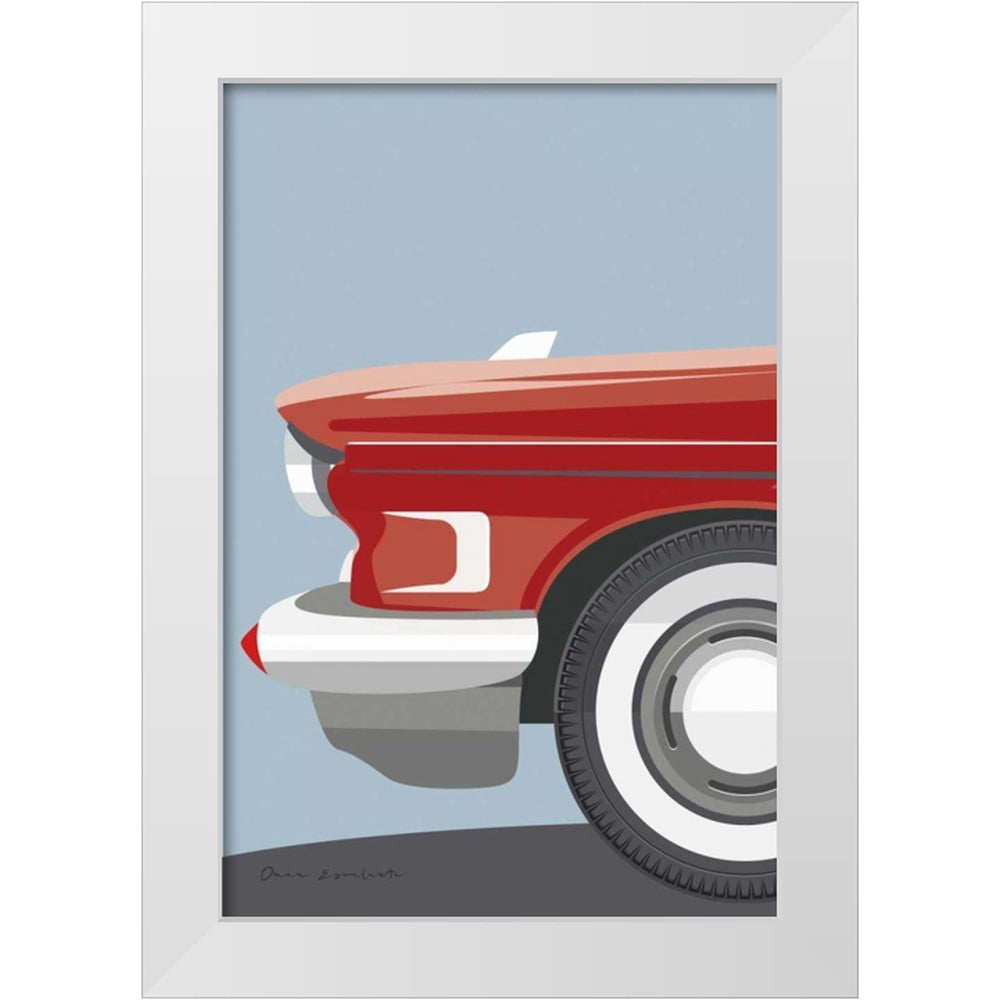 Escalante, Omar 17x24 White Modern Wood Framed Museum Art Print Titled ...