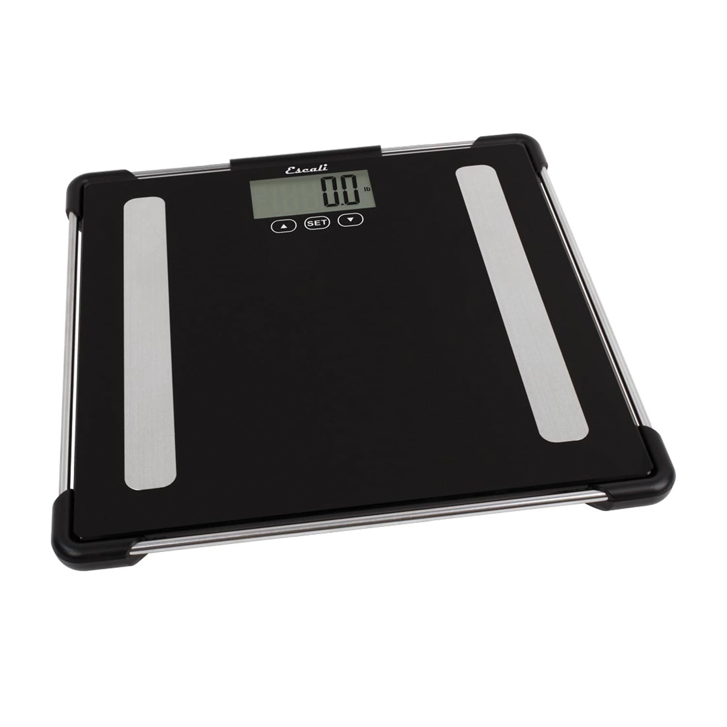 Escali 400-Pound-Capacity Body-Analyzing Glass Bathroom Scale, BF180 ...