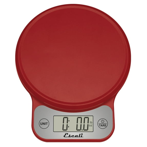 Escali Telero Digital Kitchen Scale - 13.2 lb. Capacity - Red - T136R ...