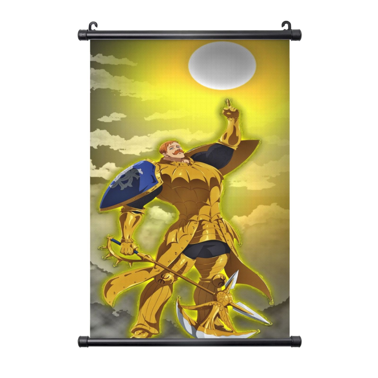 Escanor Poster Plastic Shaft Wall Hanging Banner Artwork Canvas Wall ...