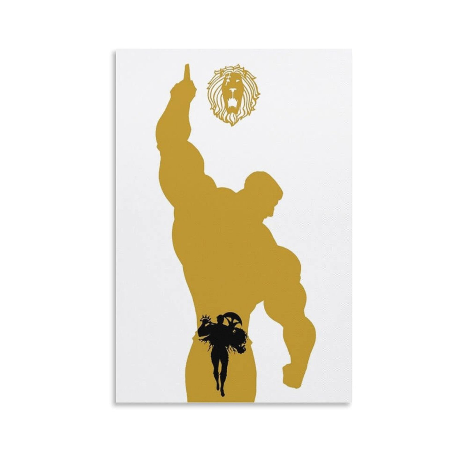 Escanor The Seven Deadly Sins Poster Wall Art Posters Wall Art Painting ...