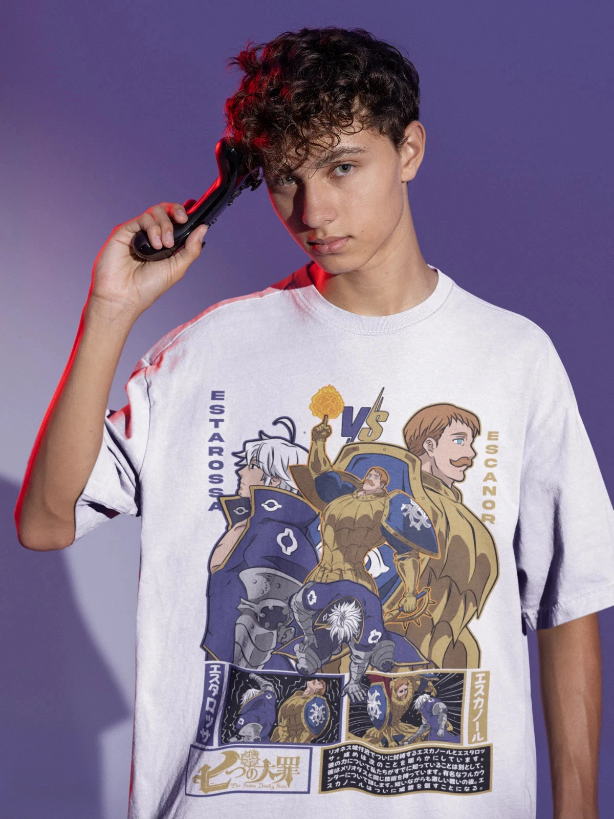 Escanor The Seven Deadly Sins,nanatsu,Hawk,Ban,Anime Soft T-Shirt ...