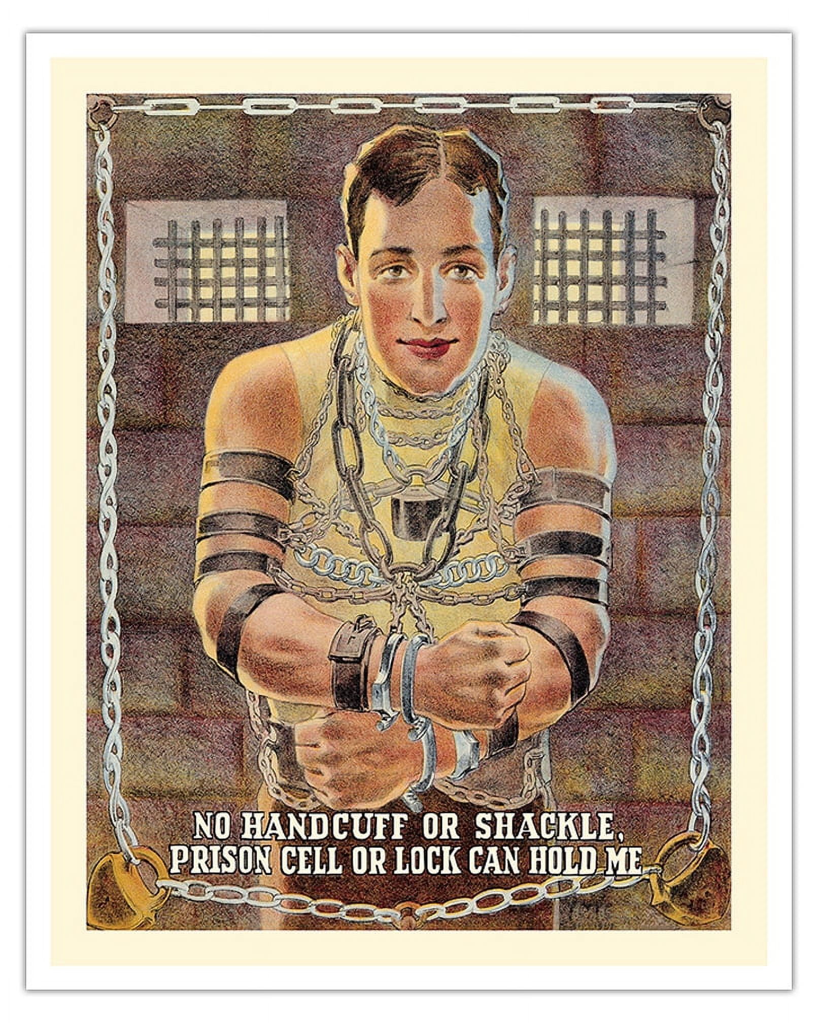 Escape Artist - No Handcuff Or Prison Cell Can Hold Me - Vintage Magic ...