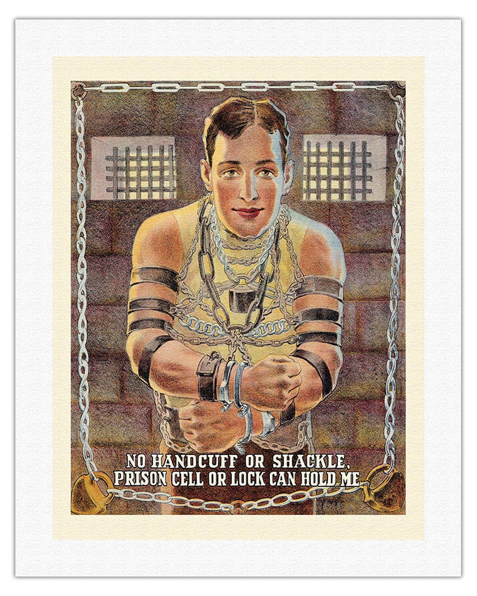 Escape Artist - No Handcuff Or Prison Cell Can Hold Me - Vintage Magic ...