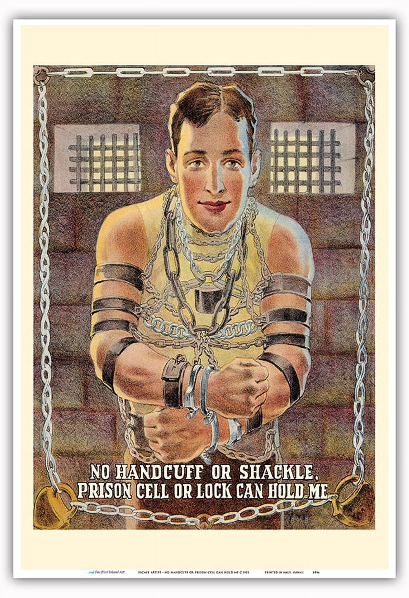 Escape Artist - No Handcuff Or Prison Cell Can Hold Me - Vintage Magic ...