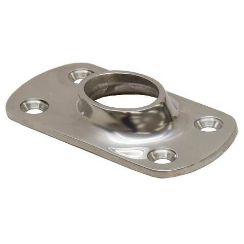 Escape Pontoon Boat Angled Rail Base 6696431 | 7/8 x 1 Inch Stainless ...