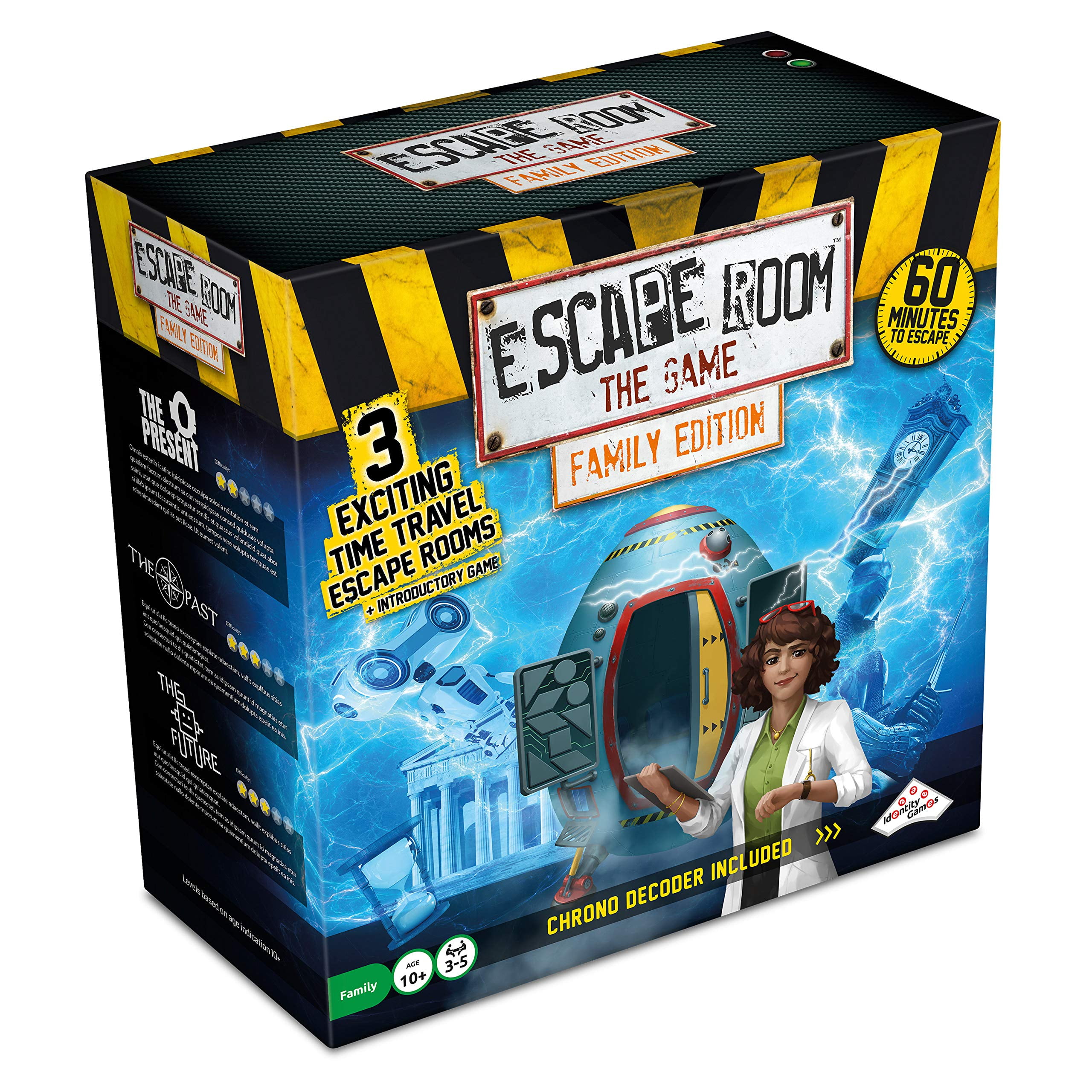 Escape Room The Game, TSF6 Family Edition - with 3 Exciting Time Travel ...