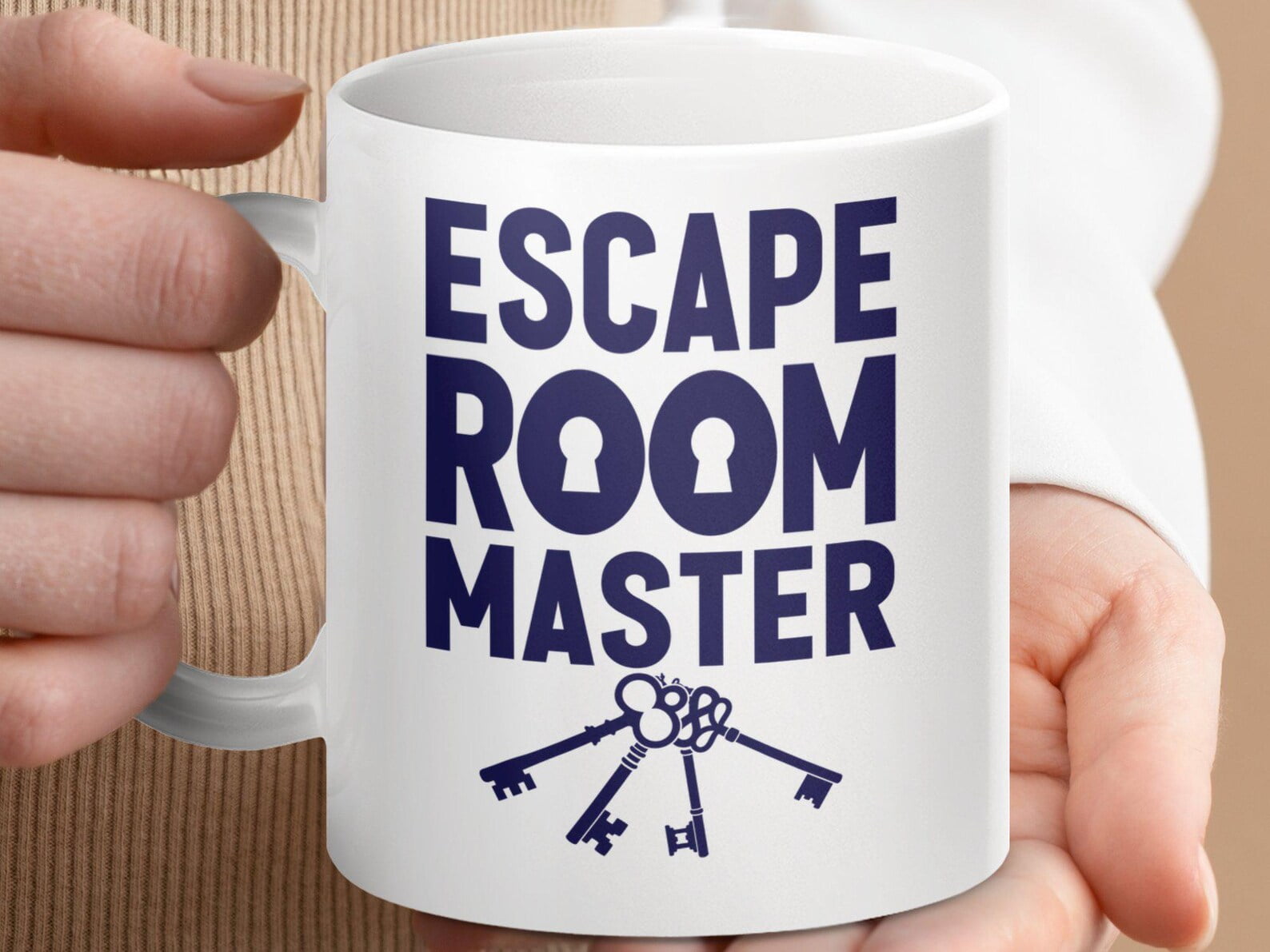 Escape Room Master Mug, Funny Mug for Escape Room Enthusiasts, Perfect ...