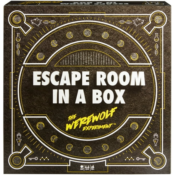 Escape Room in a Box The Werewolf Experiment for 2-8 Players Ages 13Y ...