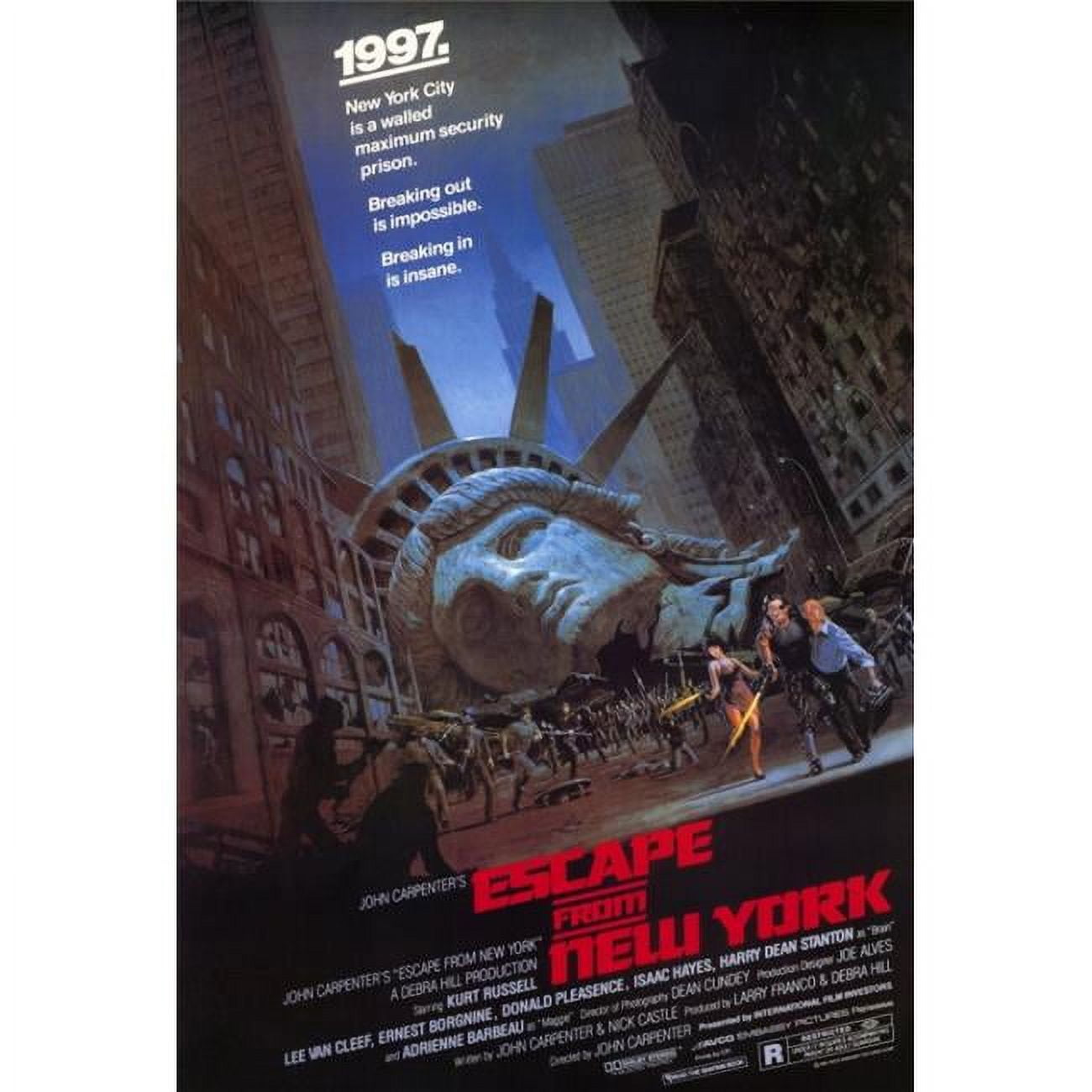 Escape from New York Movie Poster Print (27 x 40) - Walmart.com