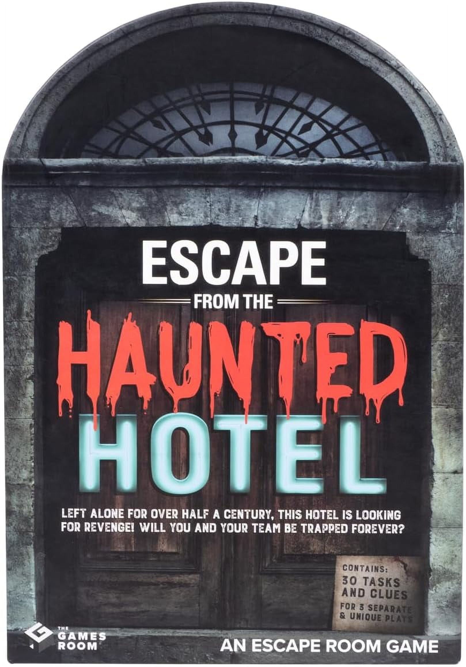 Escape from The Haunted Hotel Escape Room Game. 1+ Players. Playtime 60 ...