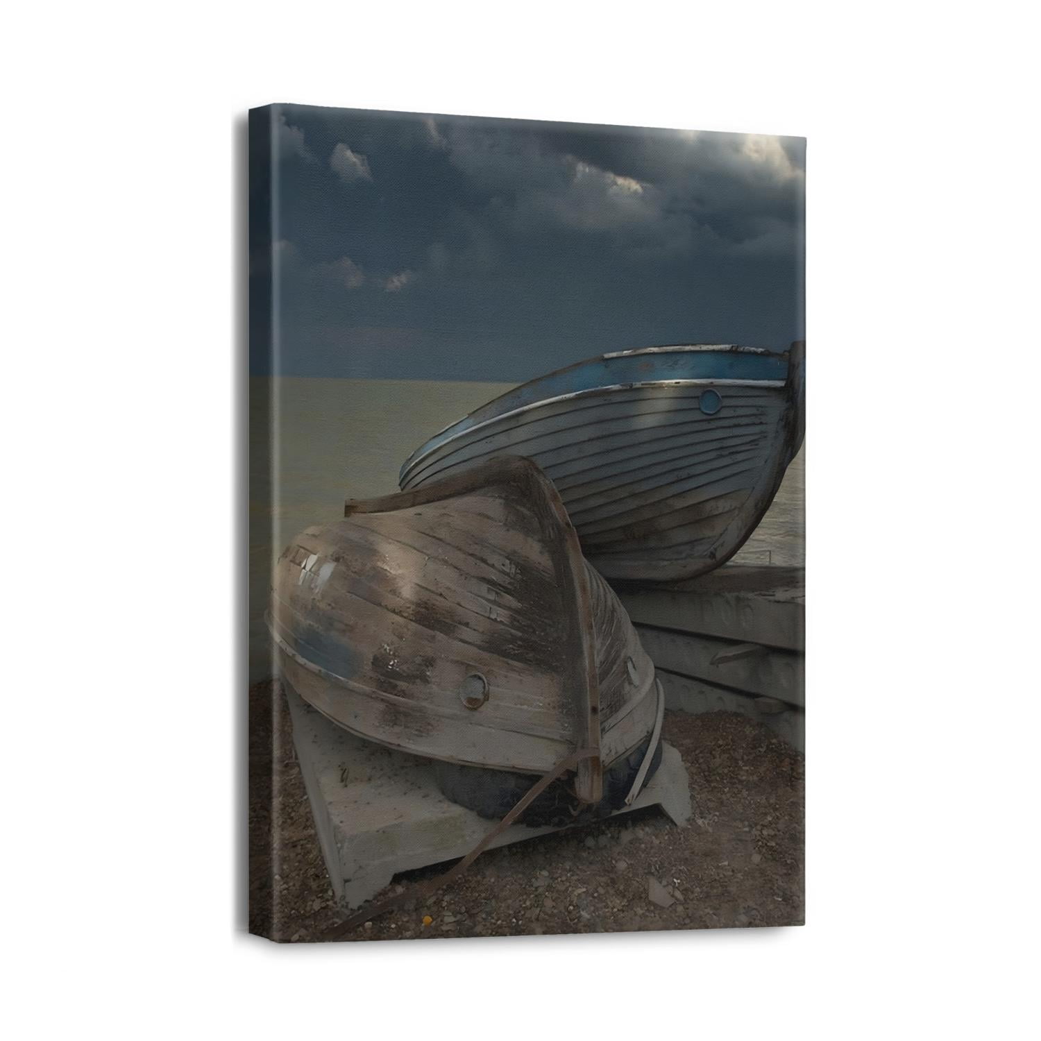 Escape to the Sea 12x16 Modern Artwork of Abstract Beach Scene, Ideal ...