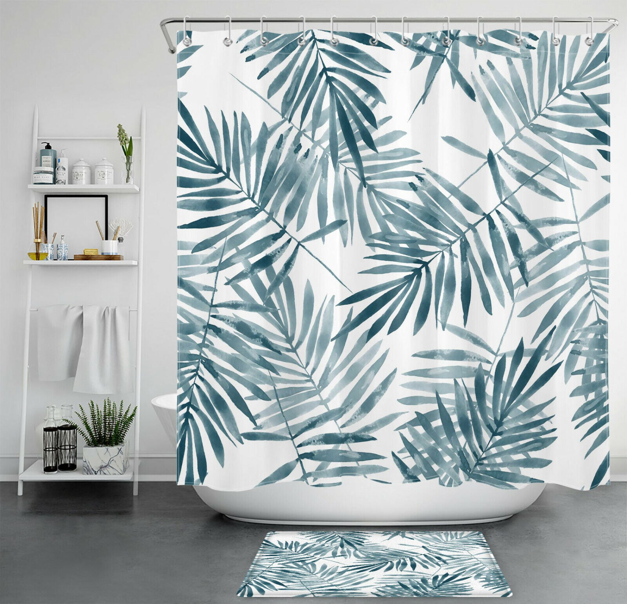 Escape To The Tropics Elevate Your Bathroom With Palm Leaf Shower
