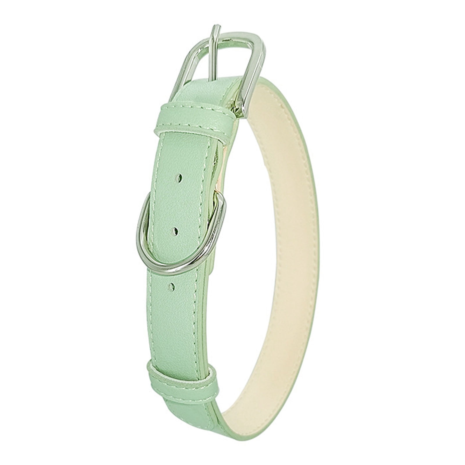 Escapeproof Dog Collar Adjustable Neck Circumference, Dual Buckles for ...