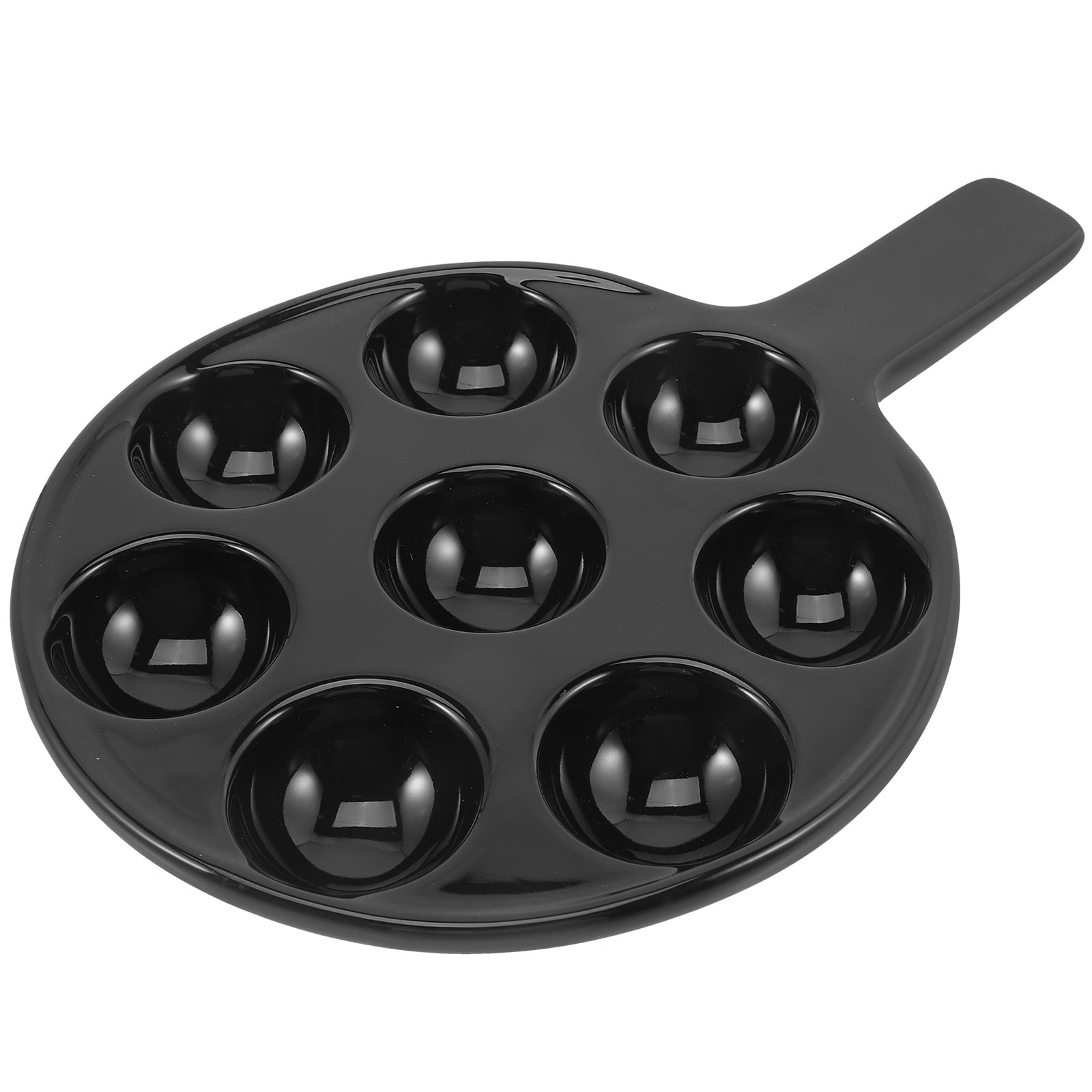 Escargot Snails Seafood Plate Round Roasting Pan Baking Pans Ceramic ...