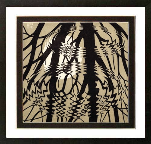 Escher Reflections Art Print - Walmart.com
