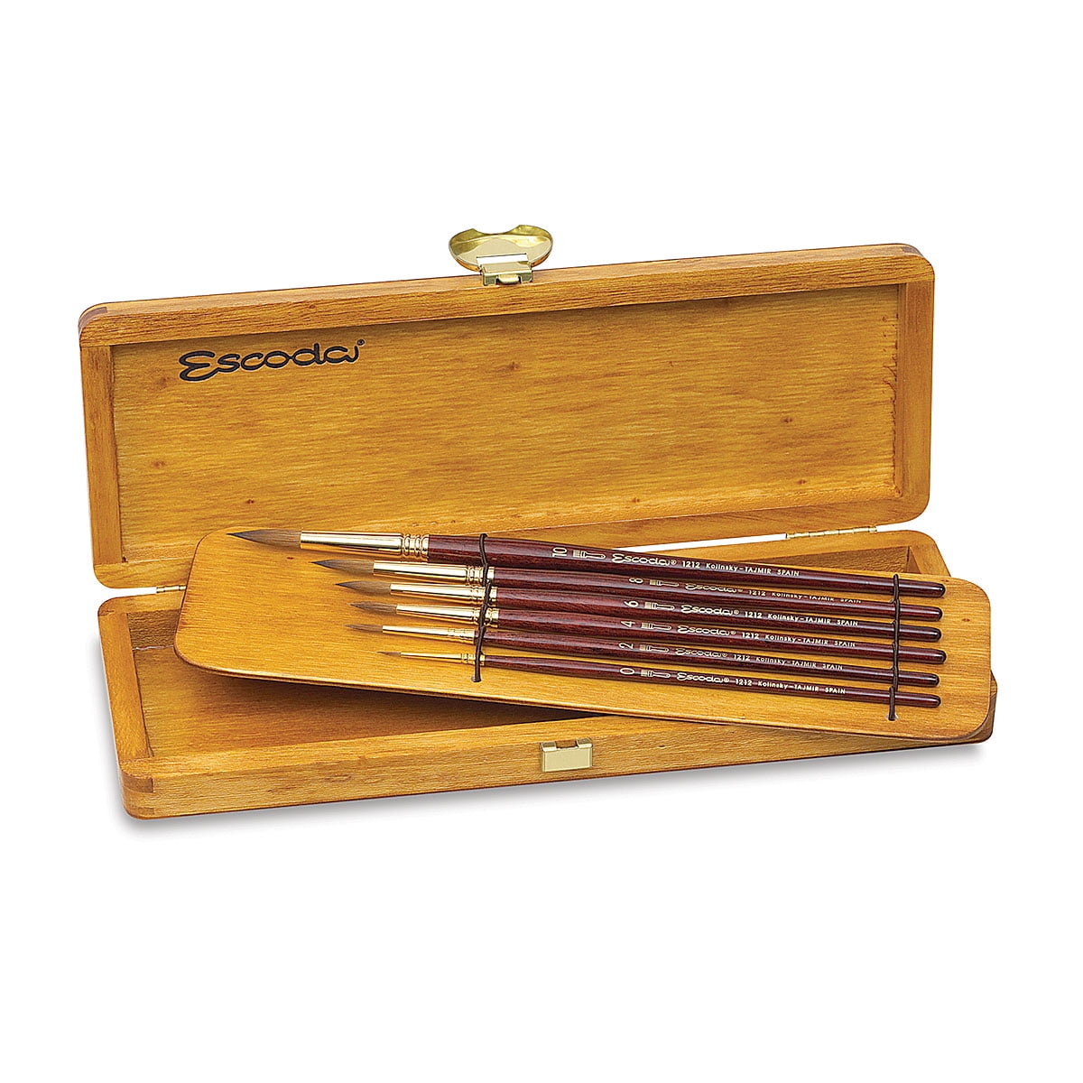 Escoda Reserva Kolinsky-Tajmyr Sable Brushes - Round, Set of 6 ...