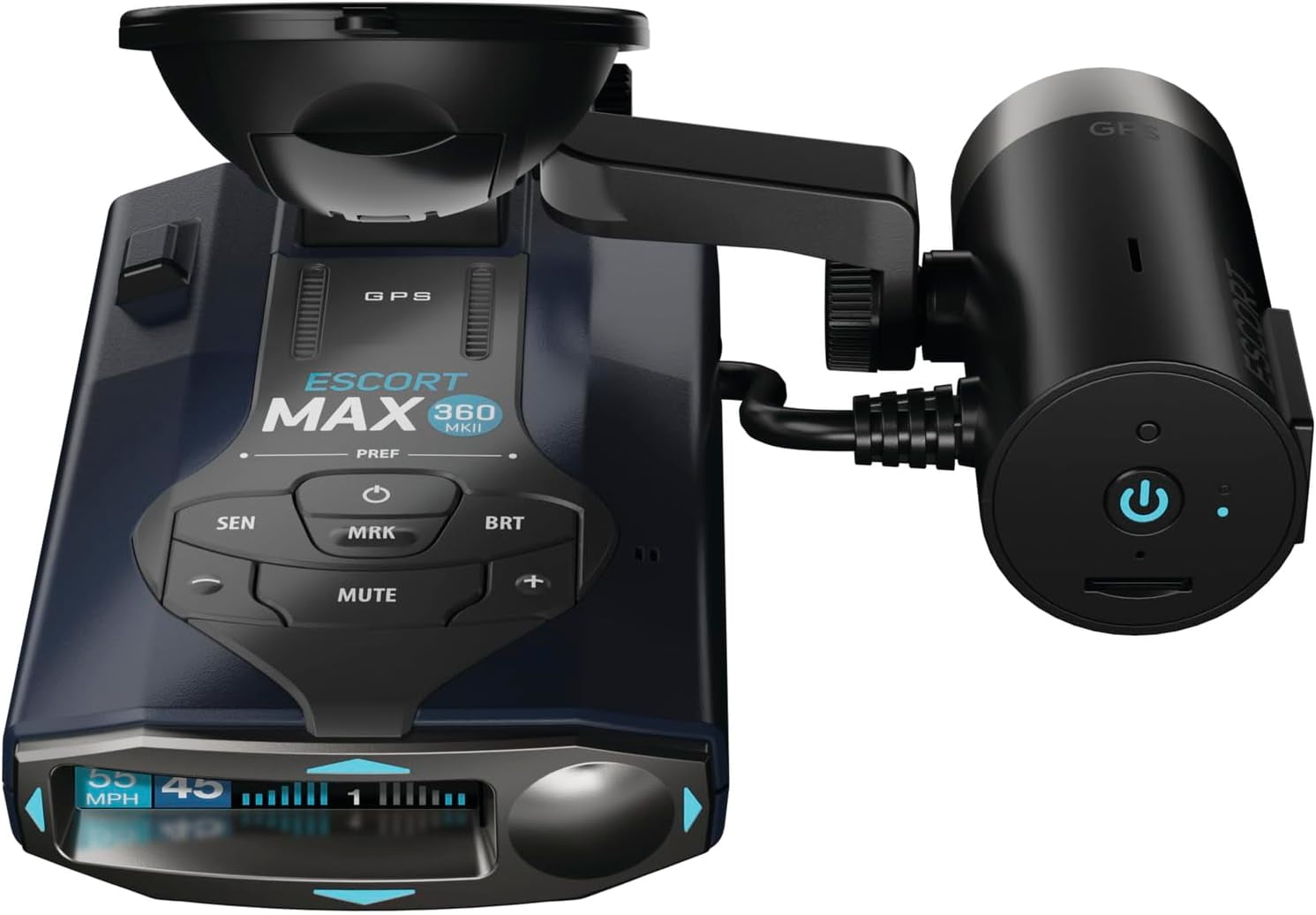 ESCORT MAX 360 MKII Radar & Laser Detector + M2 Smart Dash Cam Bundle ...
