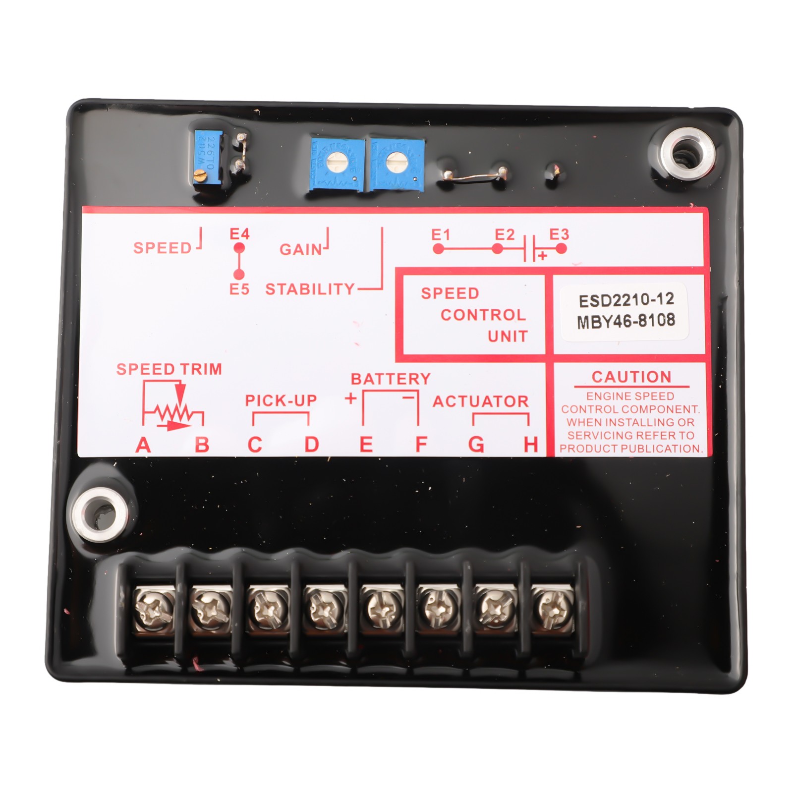 Esd2210 12 Generator Governor Control Panel Genset Speed Controller ...
