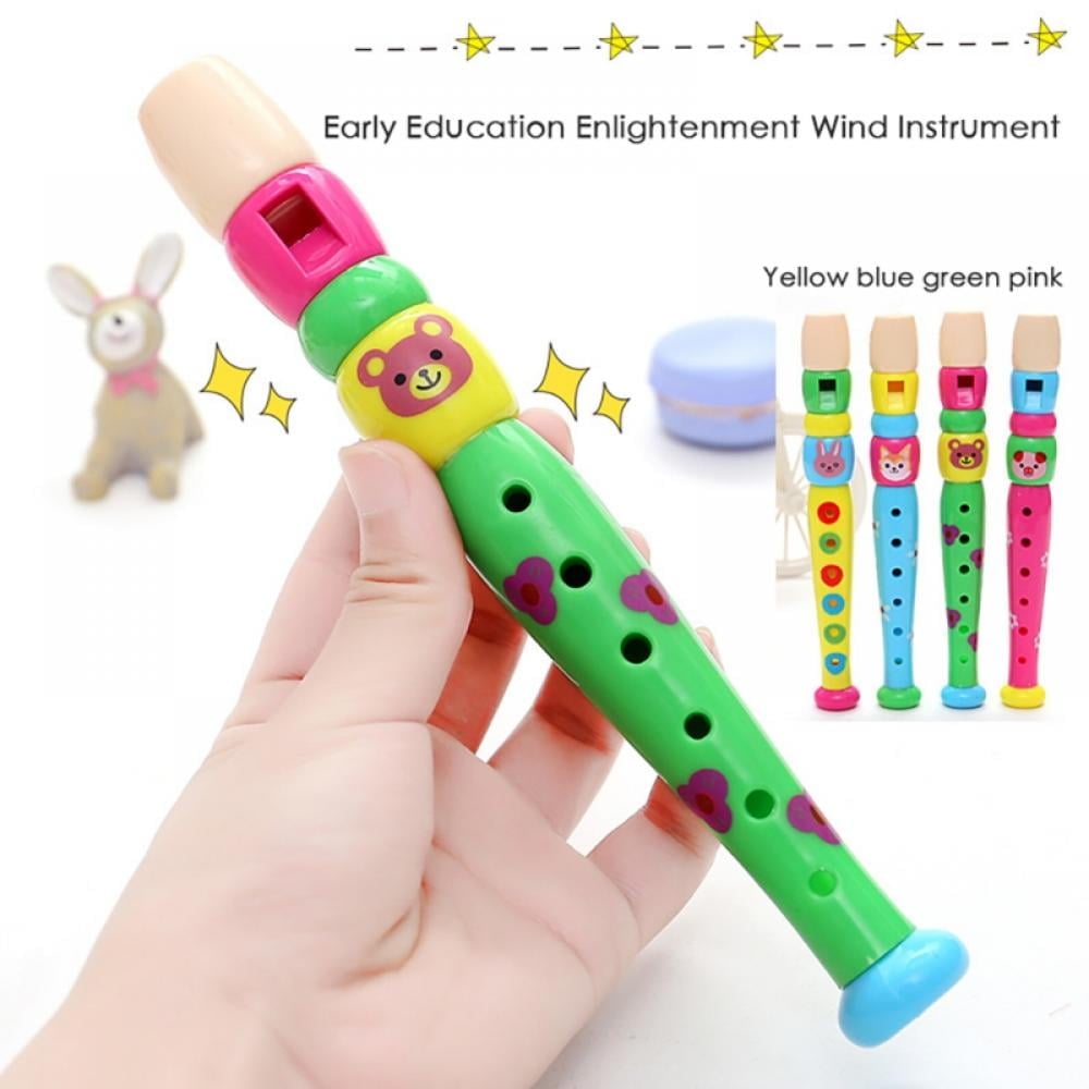 EseeAier 6 Hole Plastic Colorful Piccolo Flute for Kids,Learning Rhythm ...