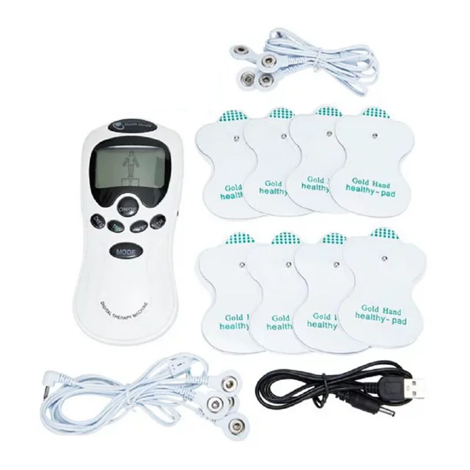 EseeAier 8 Modes Electric Pulse Massager Electronic Portable Handheld ...
