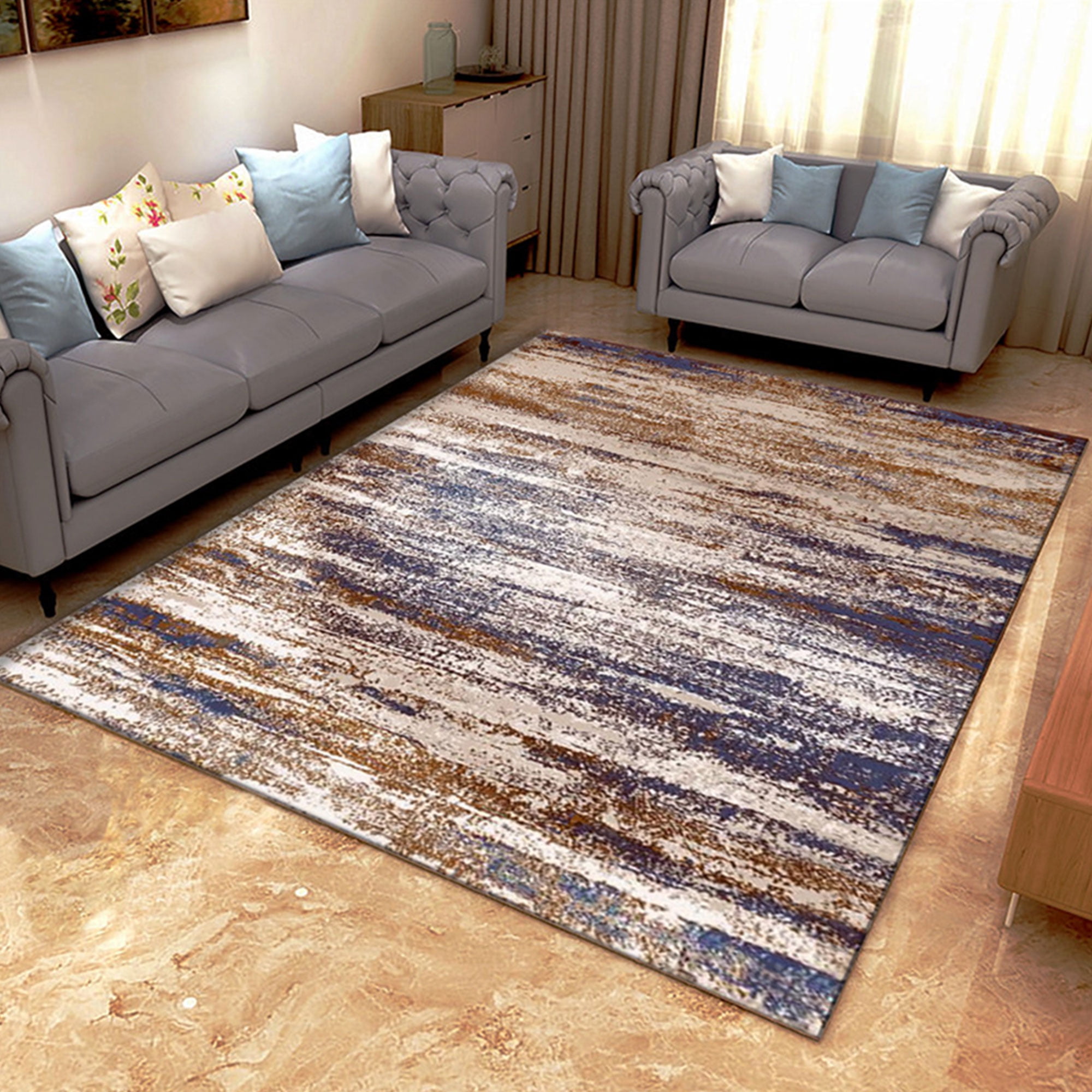 EseeAier Artistic Abstract Pattern Artist’s Favorite Home Carpet Three ...