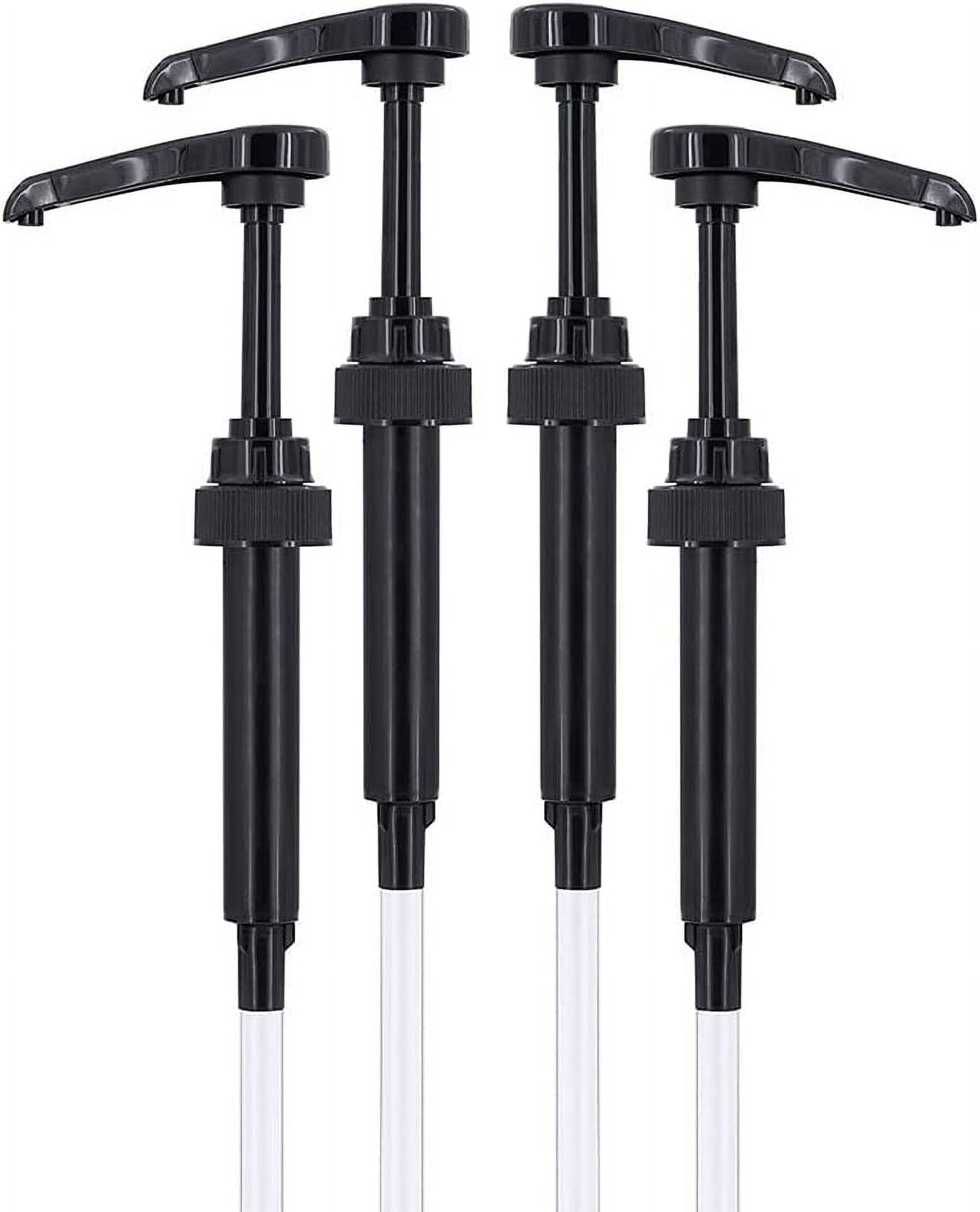 EseeAier Coffee Syrup Pump Dispenser, 4 Pack Syrup Pump for 750ml/25.4 ...