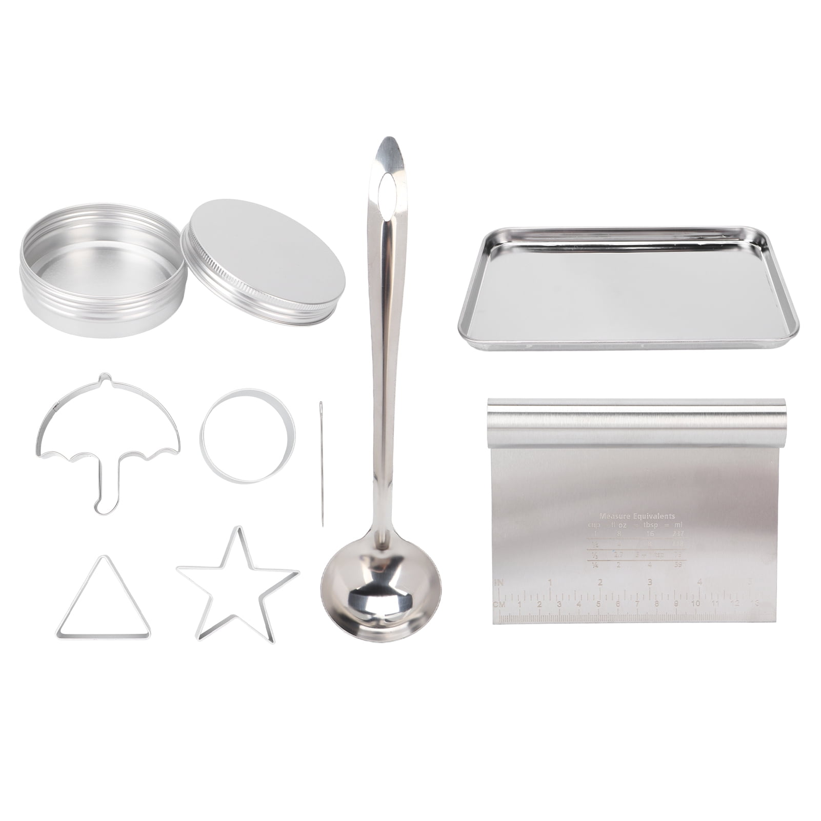 EseeAier DIY Cookie Mold Kit Stainless Steel Sugar Candy Making Tools ...