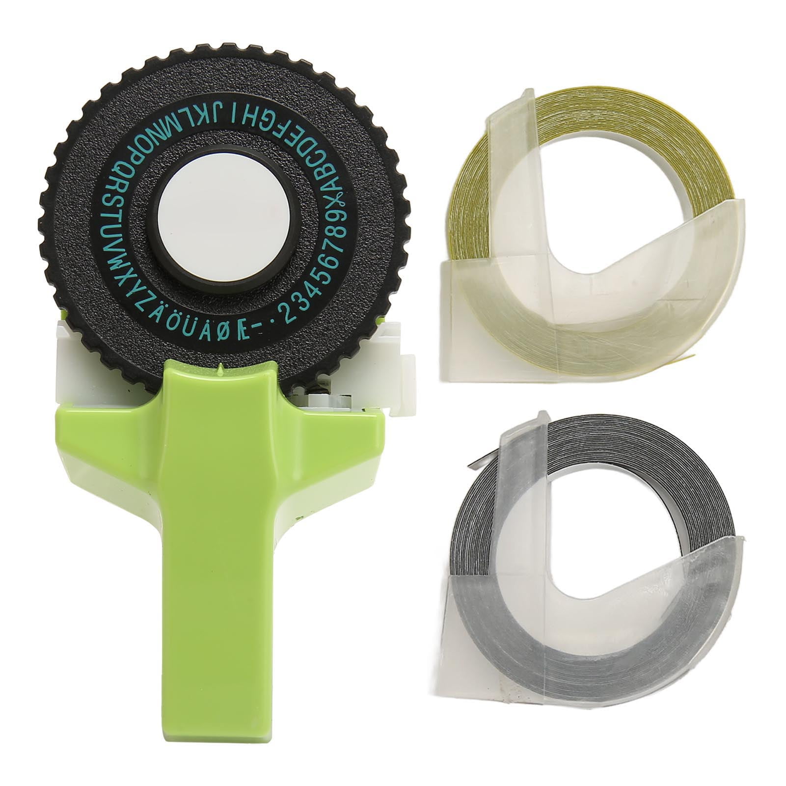 EseeAier Embossing Label Maker Green Easy Operation Ergonomic Design ...
