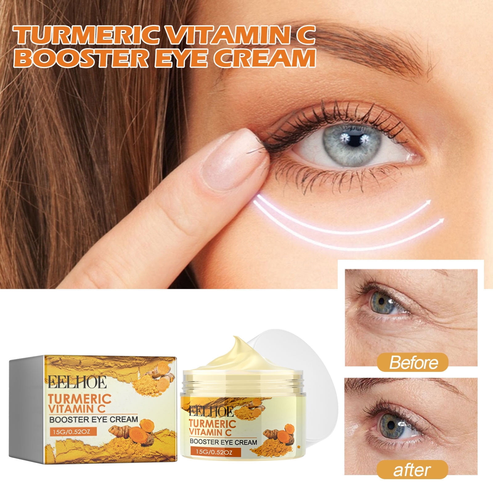 EseeAier Eye Tightener Cream for Under Eye Bags - Instant Eye Puffiness ...