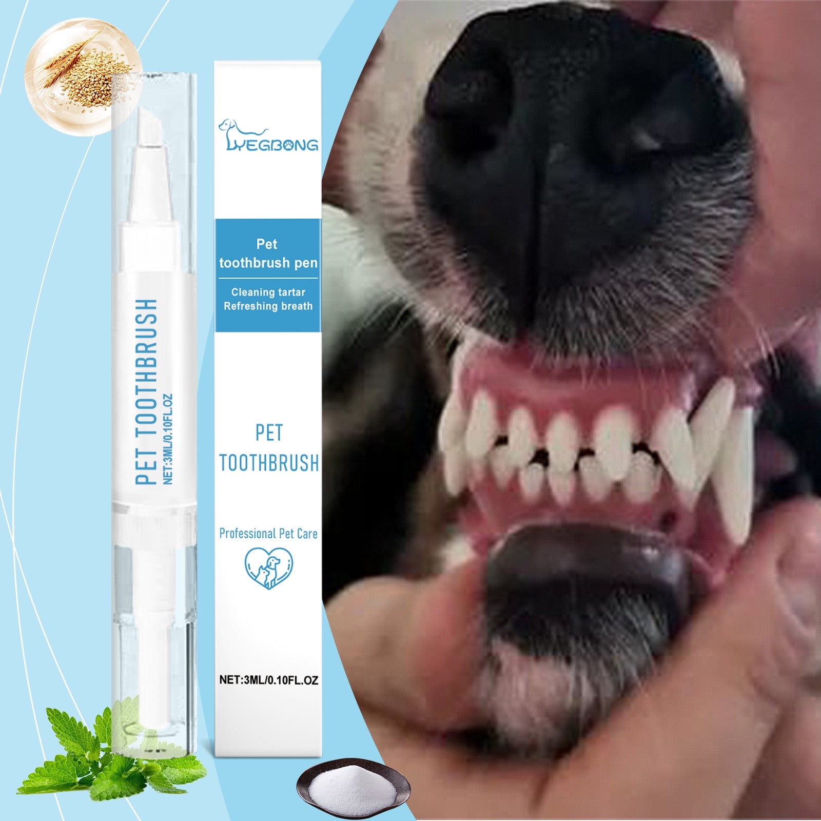 EseeAier Pet Toothbrush Pen, Dog Teeth Brightening Pen, Dog Teeth ...