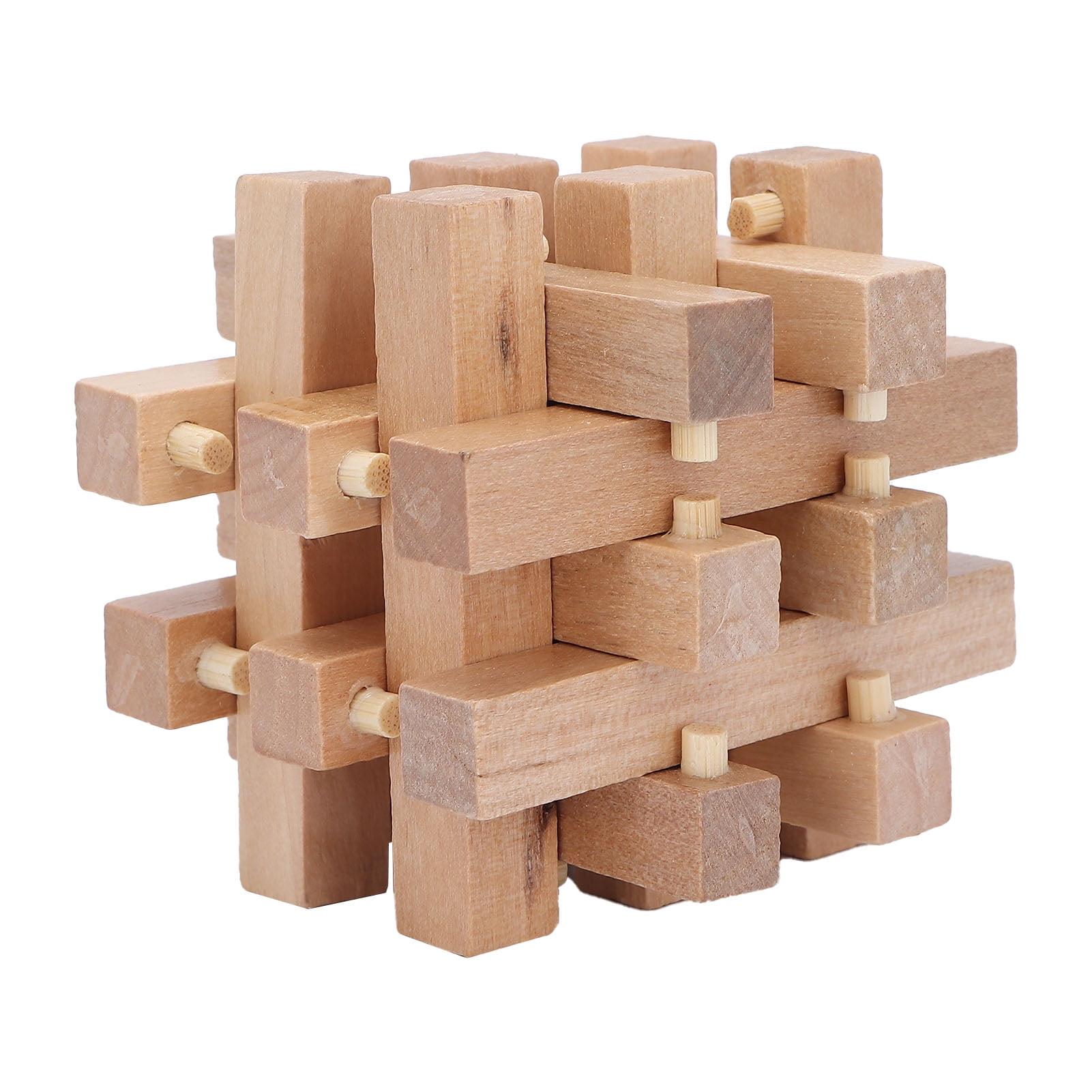EseeAier Wooden Interlocking Puzzles Game Toy Adult Brain Teaser Toy ...