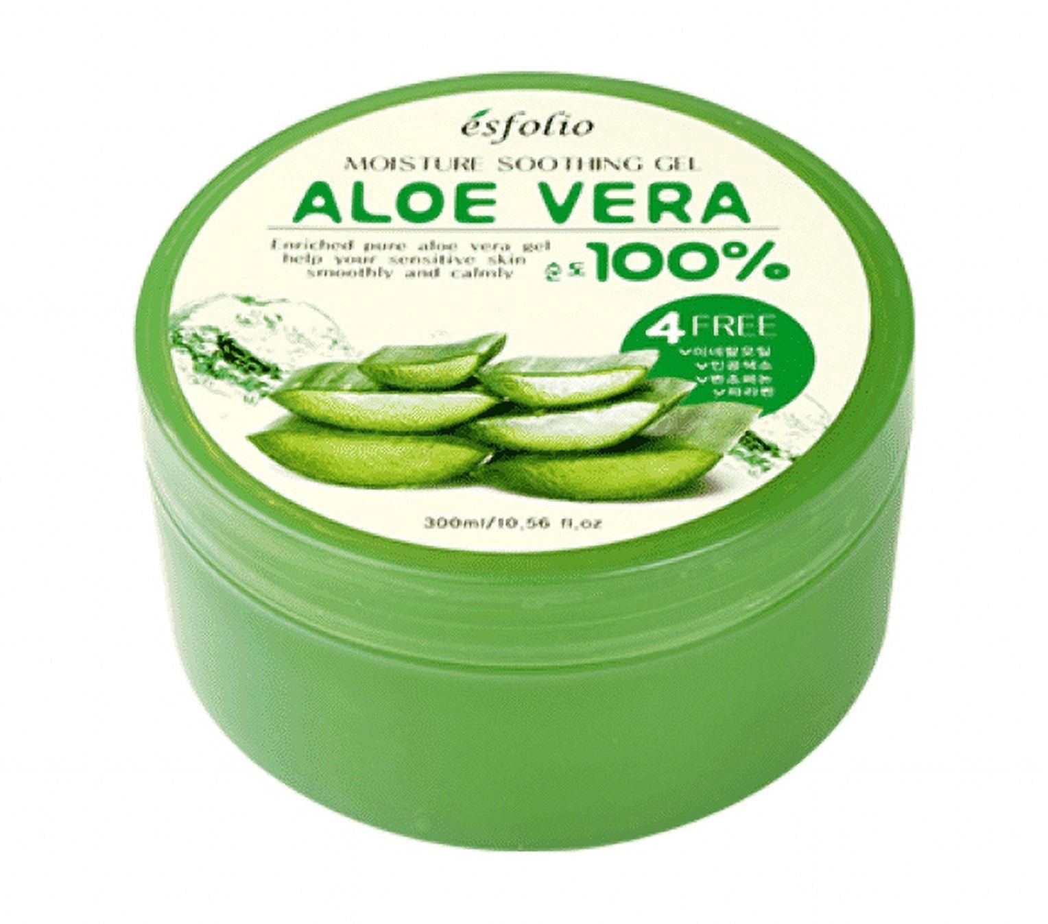 esfolio Aloe Vera Soothing Gel 100%, Moisturizing Gel, 10.14 fl oz ...