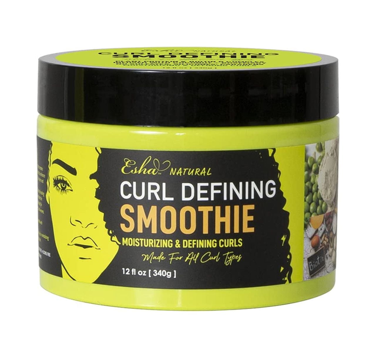 Esha Girl Natural Curl Smoothie: Style & Define 3C/4C Curls - Revive ...
