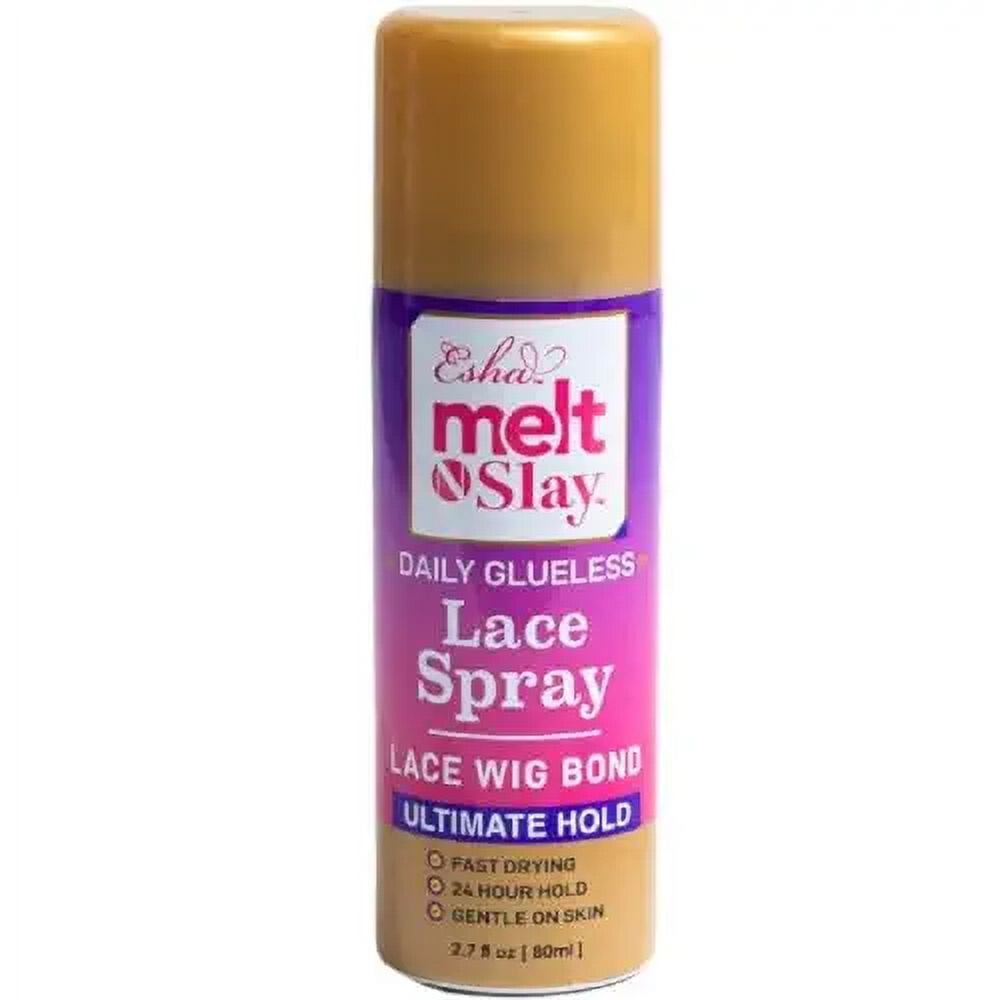 Esha MELT N SLAY Glueless Lace Spray - Ultimate Hold, Sweat & Water ...