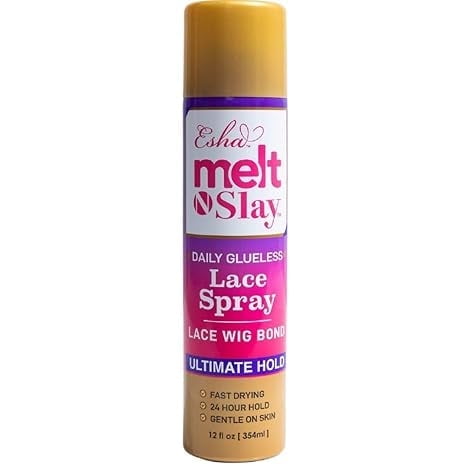 Esha MELT N SLAY Glueless Lace Spray – Ultimate Hold, Sweat & Water ...