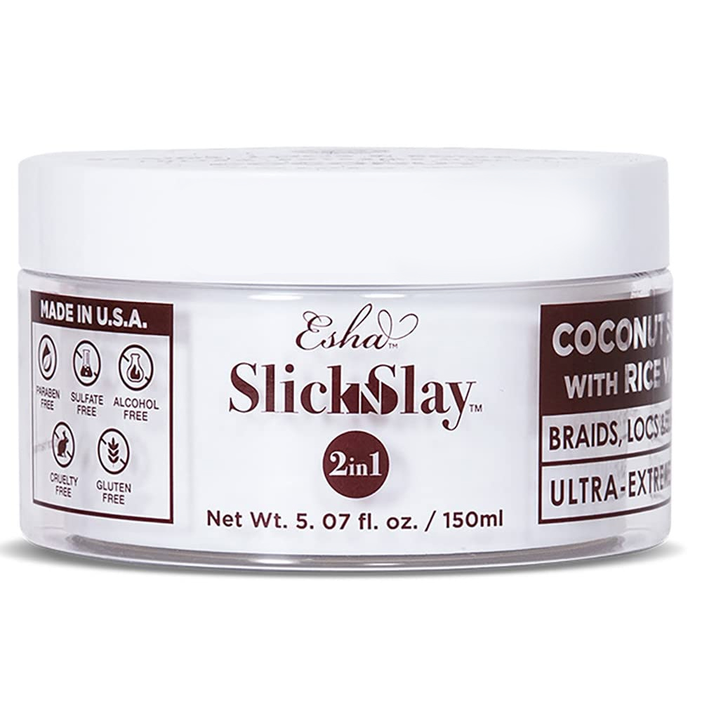 Esha Slick and Slay 2-in-1 for Unisex, Twist, Braid, Edge Frizz Control ...
